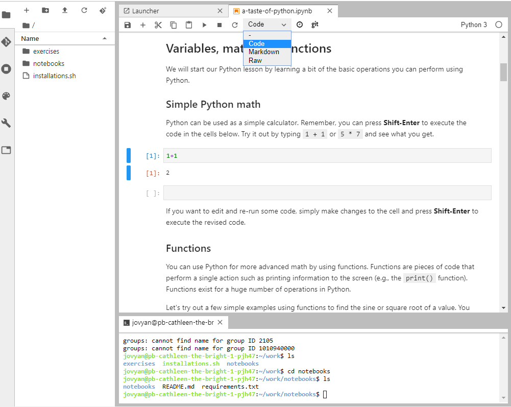 Course Environment Geo Python Site Documentation